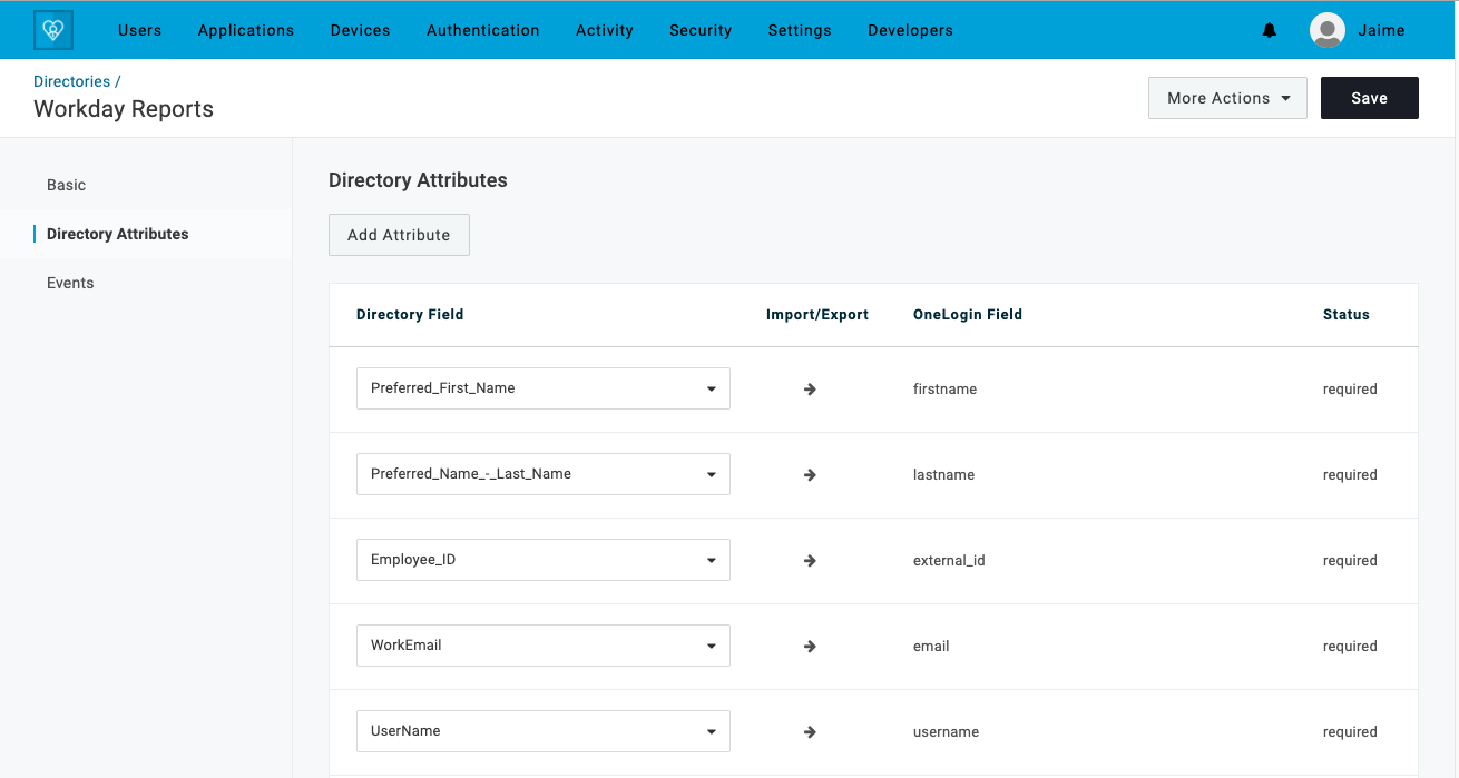 OneLogin Service System