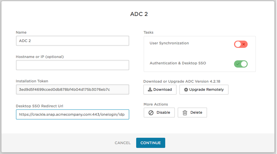 OneLogin Service System