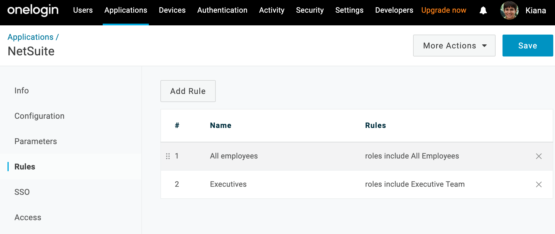 OneLogin Service System