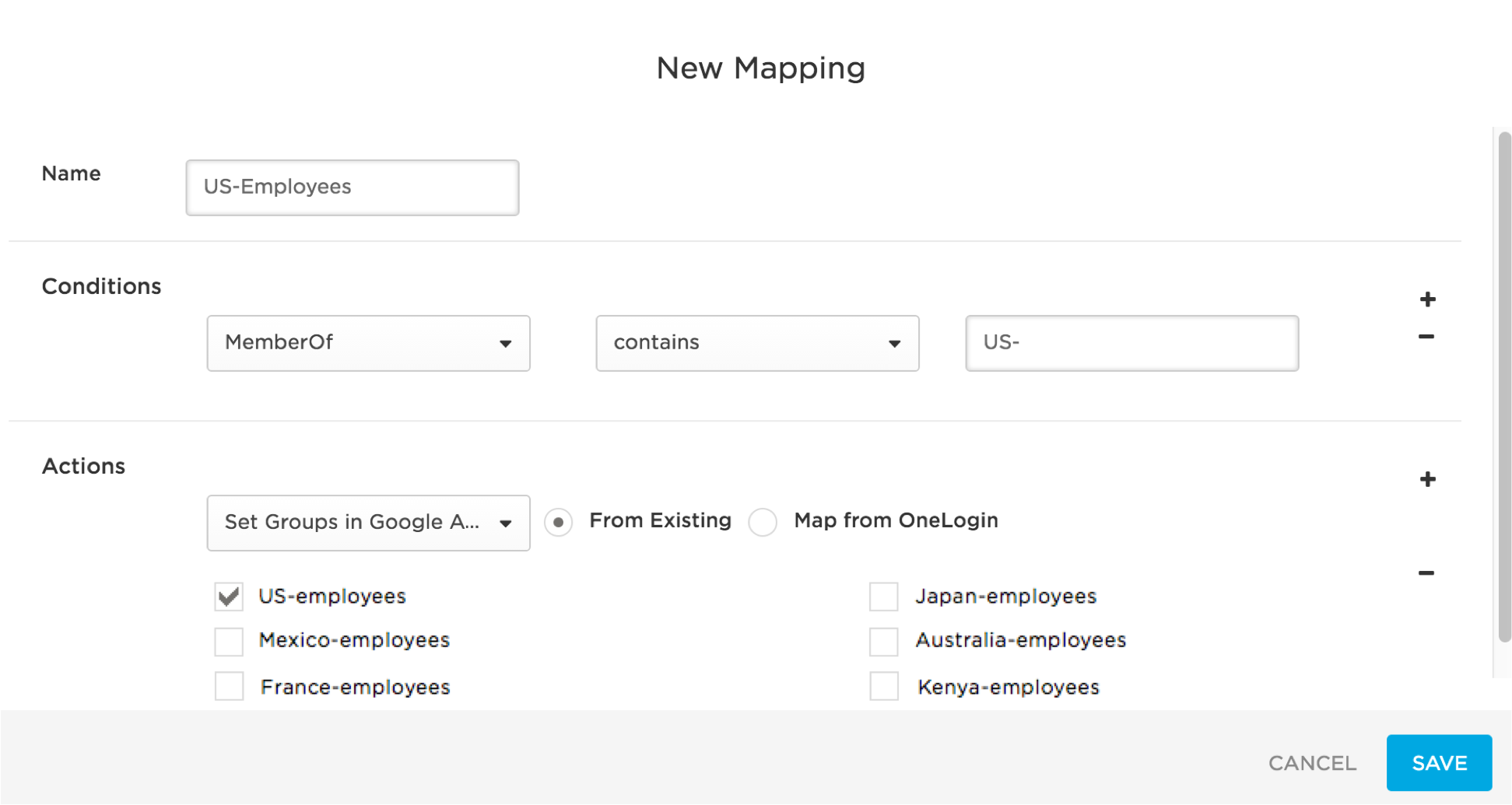 OneLogin Service System